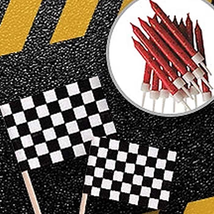 Motor & Vehicle Cake Candles - Shop Now | Party Save Smile
