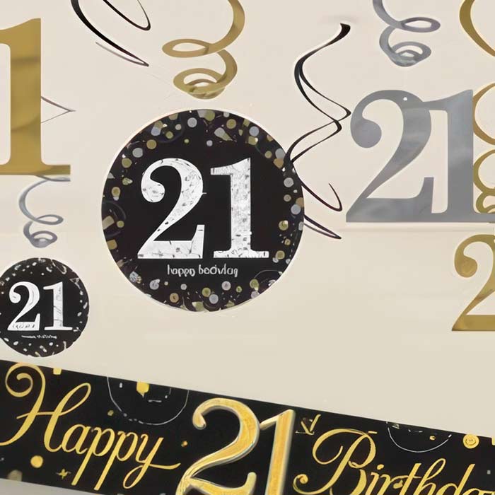 21st Birthday Table Decoration & Ideas - Buy Online – Party Save Smile