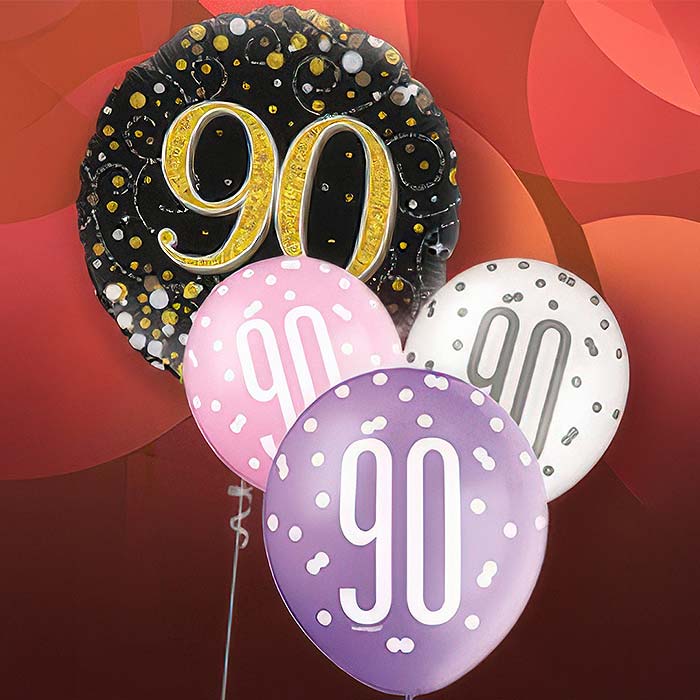 90th Birthday Balloons: Epic 90 Birthday Balloons - Shop Now – Party ...
