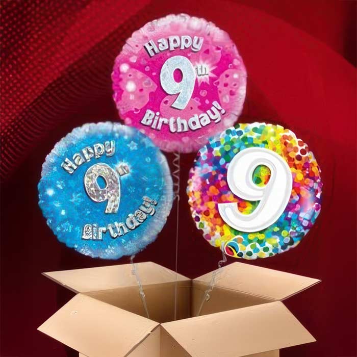 9th Birthday Balloons: Age 9 Balloons - Shop Now – Party Save Smile
