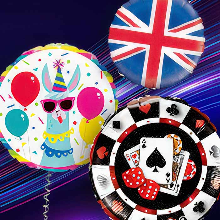 Themed Foil Balloons - Buy Online | Party Save Smile