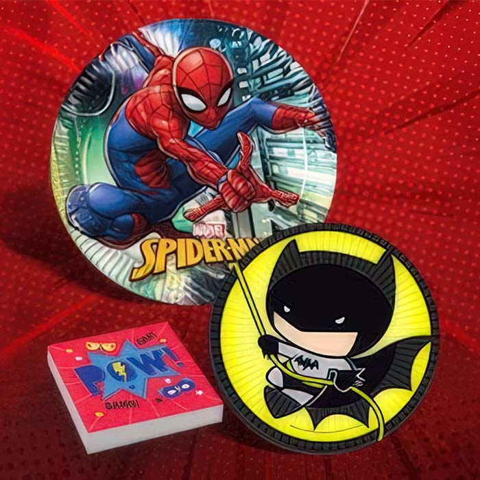Superhero Birthday Party Supplies & Superhero Party Items – Party Save ...