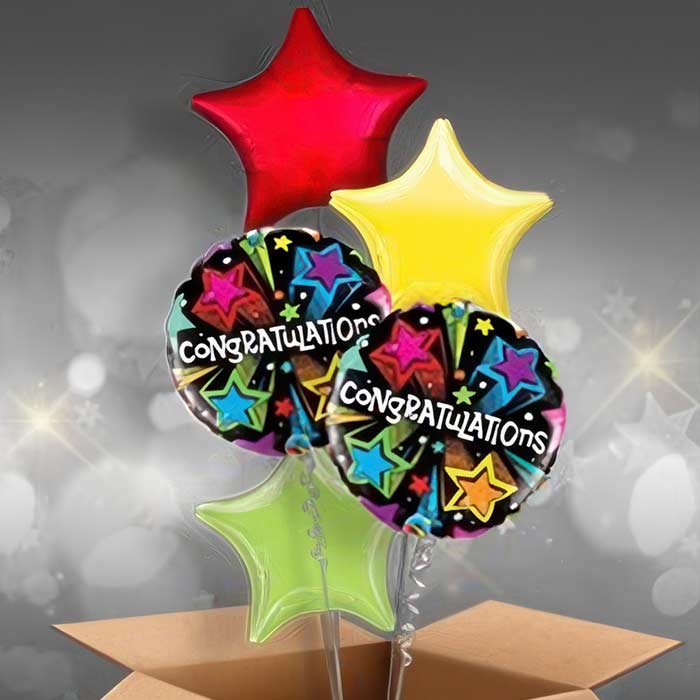 Congratulations Helium Balloon Delivery - Shop Now – Party Save Smile
