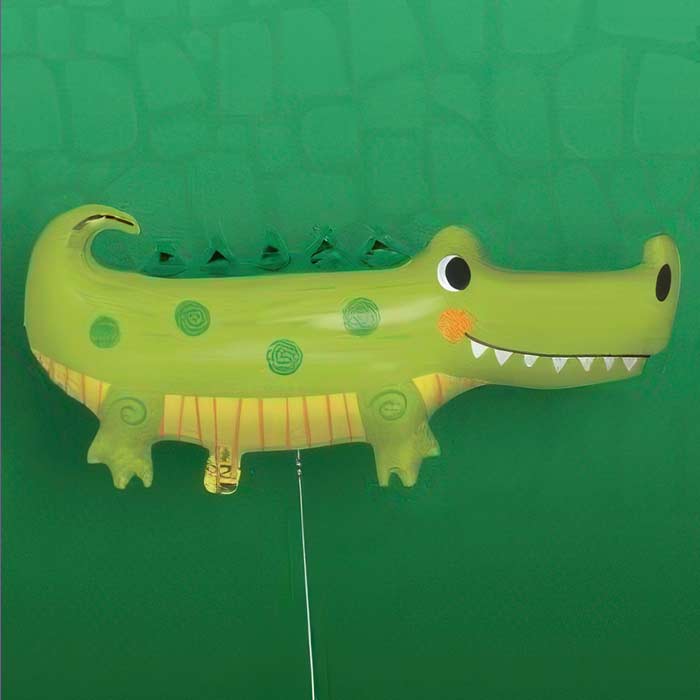 Crocodile Balloon & Alligator Balloon: Snappy Decor – Party Save Smile