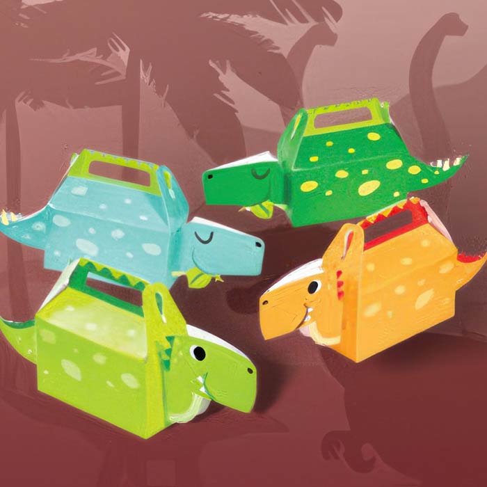 Dinosaur Party Boxes: Roarsome Dinosaur Food Boxes – Party Save Smile