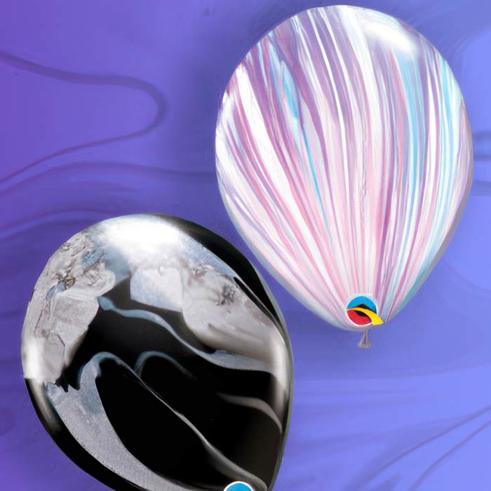 Marble Balloons: Swirling Marble Print Balloons - Shop Now – Party Save ...