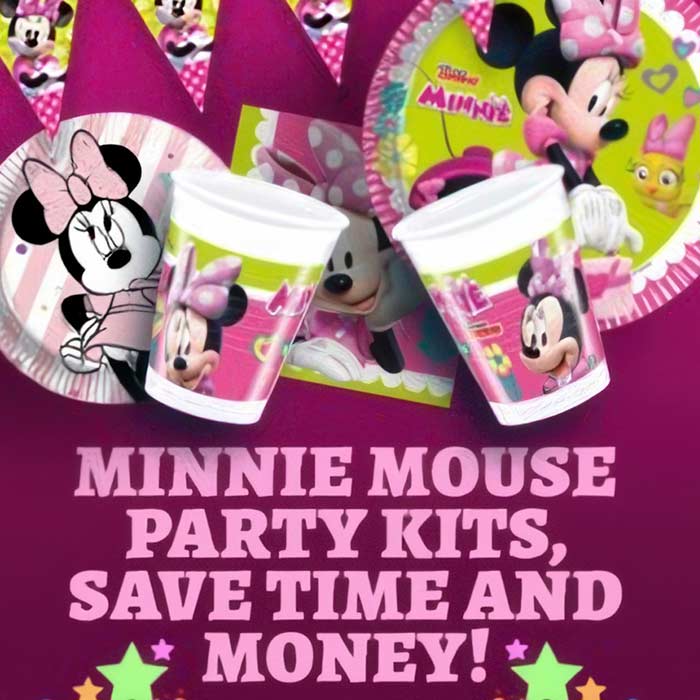 Minnie Mouse Birthday Party Kit & Kits - Shop Now – Party Save Smile