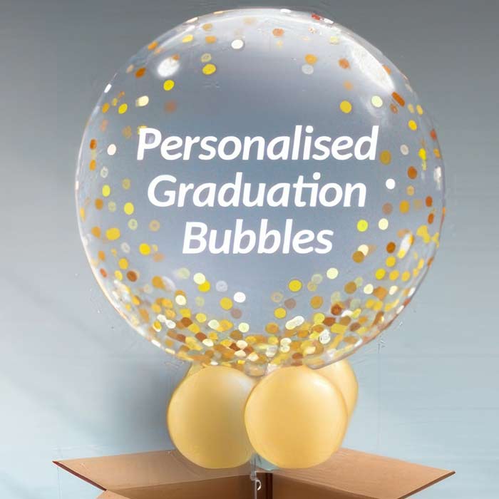 Personalised Graduation Balloons: Custom Grad Balloons – Party Save Smile