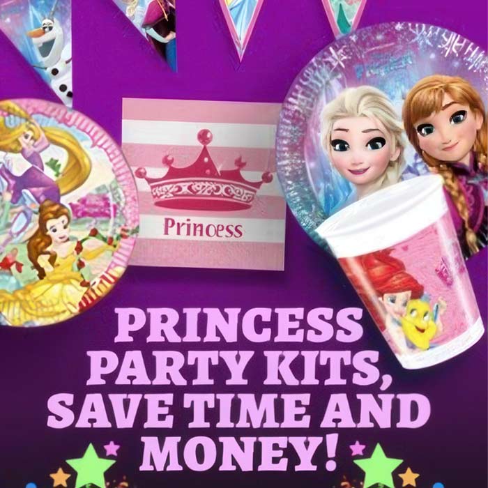 Princess Party Kit & Princess Party Pack - Shop Now – Party Save Smile