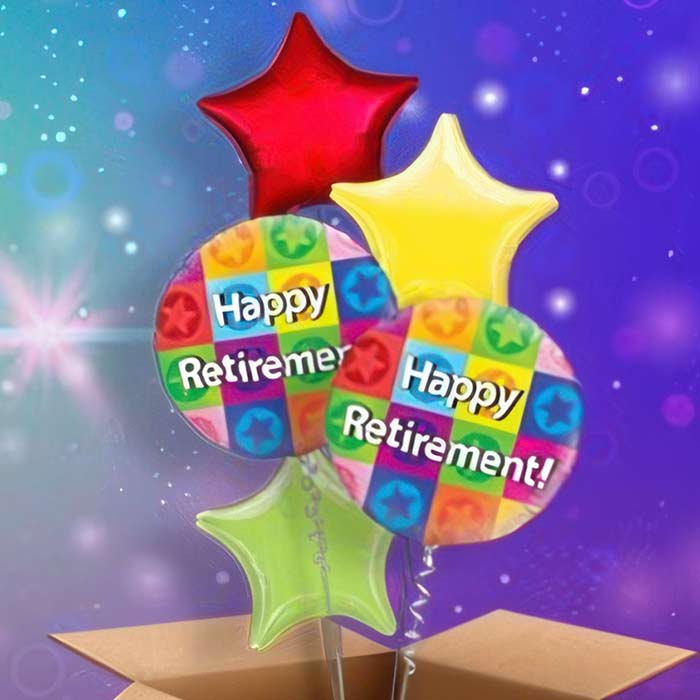 Retirement Helium Balloons: Happy Retirement Helium Balloons – Party ...