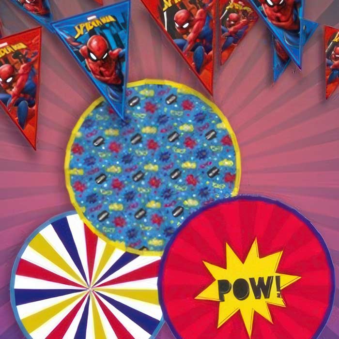 Superhero Party Kit: Ready to Order Superhero Party Packs – Party Save ...