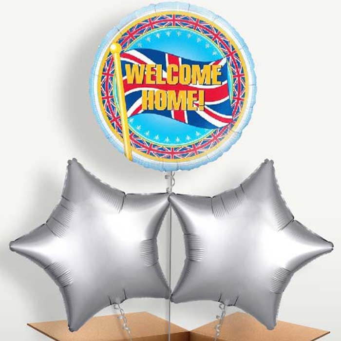 Welcome Home Union Helium Bunch of Balloons | Buy Now – Party Save Smile
