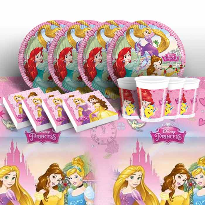 Disney Princess Plates and Napkins Tableware Pack - Buy Now – Party ...