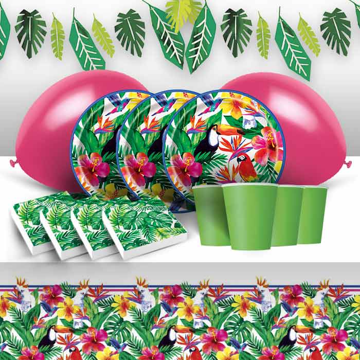 Tropical Party Pack with Decorations – Party Save Smile