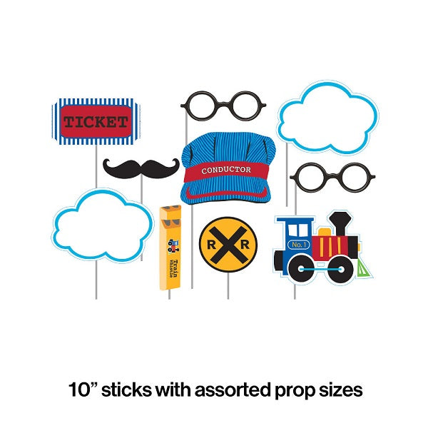 Train Photo Booth Props | Party Save Smile